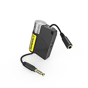 Small Portable Headset Amplifier 3.5mm Input and Output - IASUS EAR3H Amp Boosts 10dB Compatible with Most Helmet Comms and Speakers, Smartphones for Motorcycle, Electric Bike, Scooter Helmets