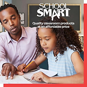 School Smart Poster Board, 11 x 14 Inches, White, Pack of 25 - 1371698