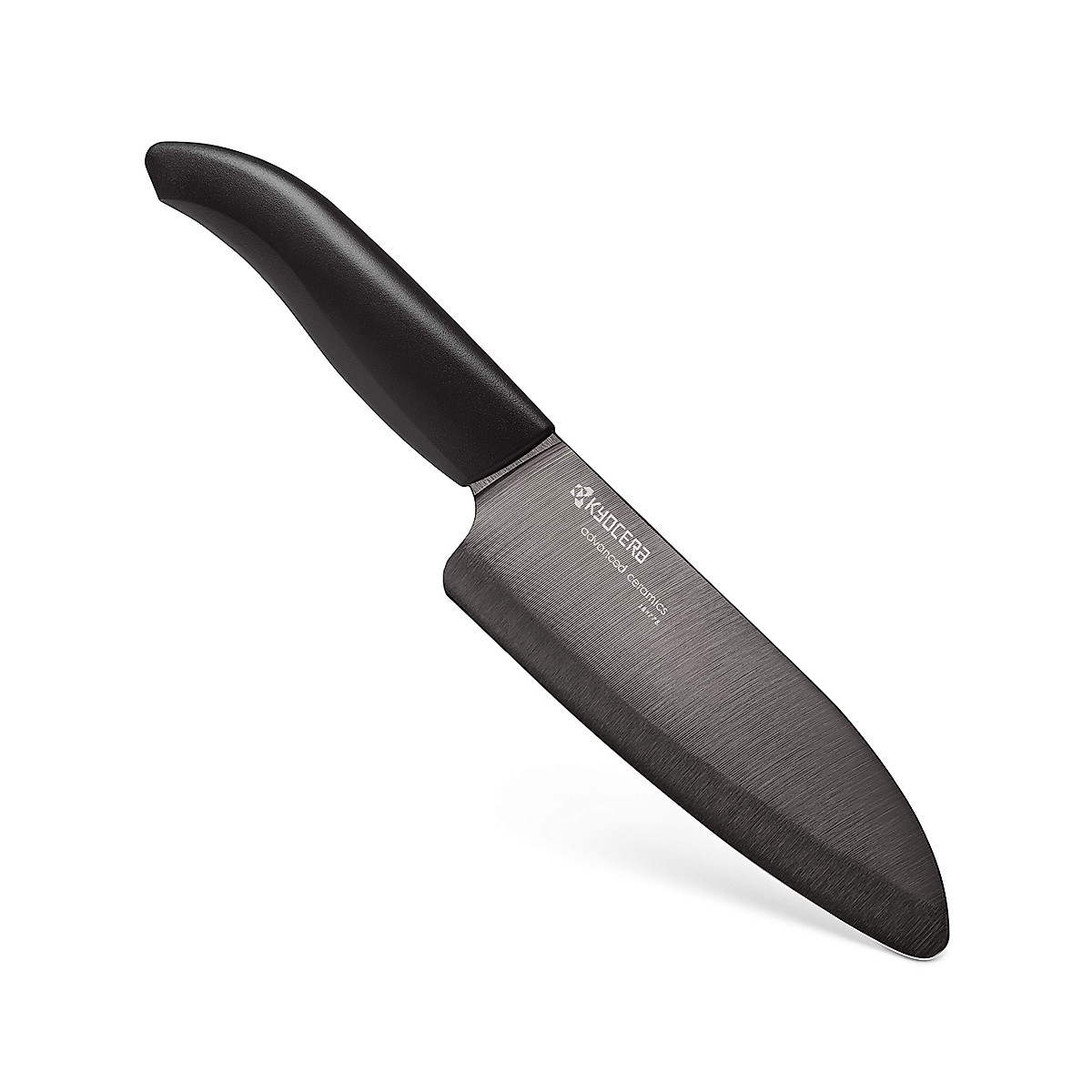Kyocera’s Revolution 4-Piece Ceramic Knife Set: Chef Knife For Your Cooking Needs, Includes 6"Chef's Santoku, 5.5" Santoku, 4.5" Utility & 3" Paring Knives, Black