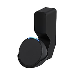Echo Pop Bundle: Includes Echo Pop | Charcoal & Made For Amazon Outlet Hanger | Charcoal