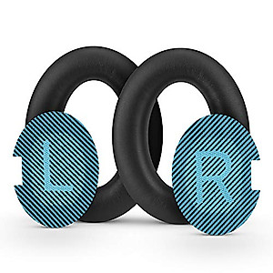 Replacement Earpads for Bose QuietComfort QC 15 25 35 Premium Ear Pads QC15 QC25 QC35 AE2 & SoundLink, Memory Foam, Soft & Long Lasting by Brainwavz