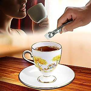 Stainless Steel Sugar Tongs Ice Cookie Anti-sticking Sugar Tongs Kitchen Party Buffet Mini Serving Clip for Small Items Like Ice,Ice Tongs, Sugar, Cookie, and Cherries, Ice Tongs, Stainless Stee