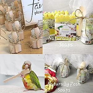 Honbay 100pcs 9.5cm/3.74inch Mini Wooden Spoons Shovel Spoon Testing Spoon Sampling Spoon Dessert Spoon Ice Cream Spoon Yogurt Spoon, Disposable and Degradable