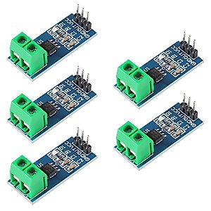UMLIFE 5pcs ACS712 30A Range Current Sensor Module Detector ACS712ELC 5A 20A 30A Amps Amperage (5A)