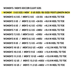 MEBAMY Soccer Cleats Football Shoes Lightweight Soccer Boots AG TF Spike Sneaker Firm Ground Turf Outdoor Indoor Training Ankle Shoes