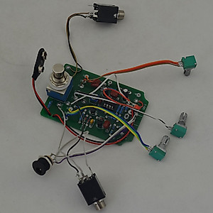 DIY Guitar Overdrive Pedal Kits Effect Pedals Electric Effects Kit OD-1 with Red 1590B Case