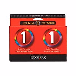 Lexmark 18C0948 1 X2300 X2310 X2330 X2350 X2450 X2470 X3370 X3450 X3470 Z730 Z735 Ink Cartridge (Color, 2-Pack) in Retail Packaging
