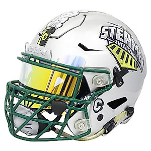 Clear Gold Football Visor, Football Helmet Visor for Adults&Youth, Eye Shield Visor with Football Visor Clips, Easy Install Football Visors for Helmet Football Protection Gear