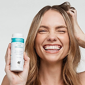 MooGoo Dry Shampoo Powder – Natural, Talc-Free, Non-Aerosol Hair Refresher & Volumiser for All Hair Types & Colours, Scalp-Friendly Formula, 100g / 3.5 oz.