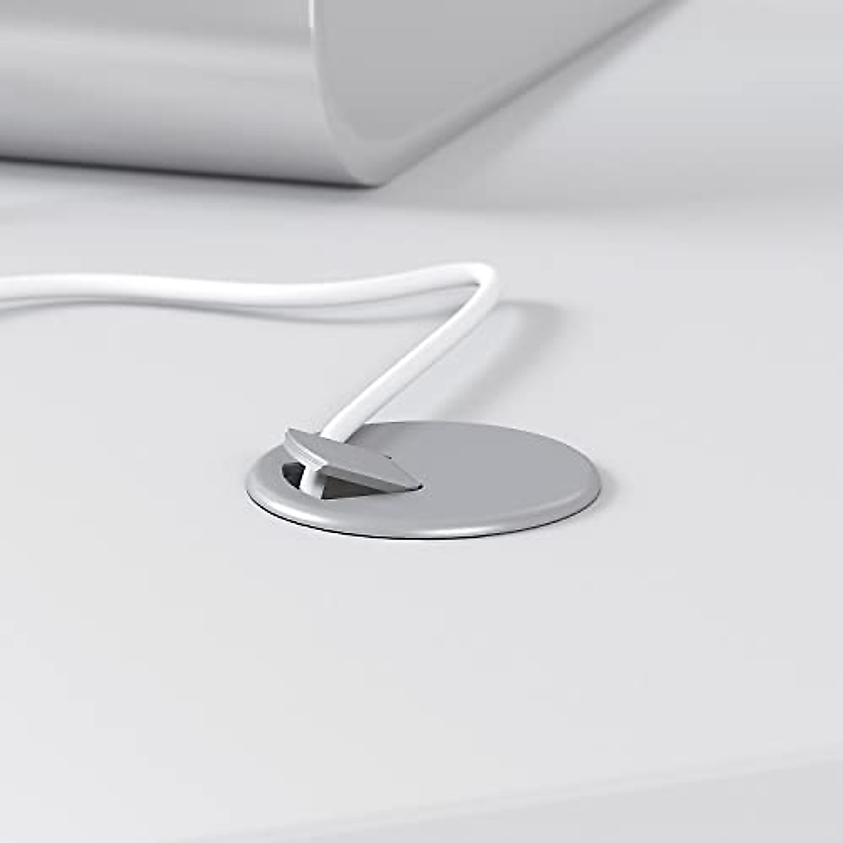 Studio C 72W x 30D Office Desk with Hutch and Mobile File Cabinet in White