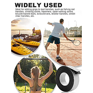 EVOULTES Self Fusing Silicone Tape, 15Ft Silicone Grip Tape for Handle Sealing Rubber Tape, No Adhesive Handle Grip Tape for Pull Up Bar, Barbell, Gym Equipment & Tools