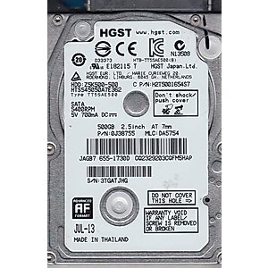HTS545050A7E362, PN 0J38755, MLC DA5754, Hitachi 500GB SATA 2.5 Hard Drive (Renewed)