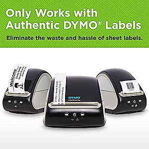 DYMO LabelWriter 5XL Direct Thermal Label Printer with USB and Ethernet Connectivity, Black - Monochrome, 62 Labels Per Minute, 300 dpi, 4 x 6