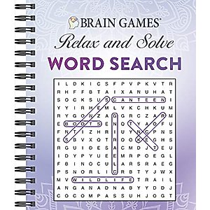 Brain Games - Relax and Solve: Word Search (Purple)