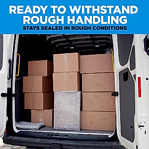 3M Scotch Heavy Duty Shipping Packaging Tape – 1.88 in x 54.6 yds, Clear – 4 Rolls with 2 Dispensers – Strong Seal for All Box Types