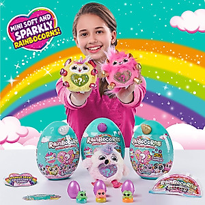 Rainbocorns - Plush Sparkle Heart Surprise Series 2 - Lion , Blue