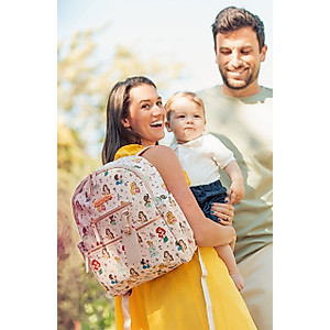Petunia Pickle Bottom Ace Backpack | Diaper Bag | Diaper Bag Backpack for Parents | Baby Diaper Bag | Stylish and Spacious Backpack for On-the-Go Moms and Dads | Disney Princess