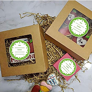 Canning Labels for Jars to Write On,Christmas Homemade with Love Stickers Food Storage Tags Container Christmas Decoration for Mason Jar,Bakery,Crafts,Organizing,2 Inch Stickers 500 Pcs Per Roll
