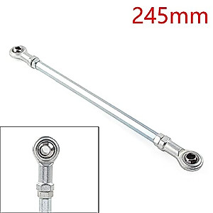 DAMAI 245mm Steering Tie Rod kit Ball Joint M8 Ball Joiner Bolt Tie Rod for 50cc 70cc 90cc 110cc 125cc 200cc 250cc Quad Dirt Bike ATV Go Kart
