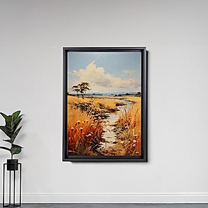 Samsung Frame TV Art Wildflower Field, Flower Meadow, Vintage print, print print, Canvas, Art Print
