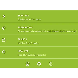 Nad's Eyebrow Shaper Wax Kit Eyebrow Facial Hair Removal Delicate Areas Cotton Strips, Cleansing Wipes, 0.2 Ounce (Pack of 1)