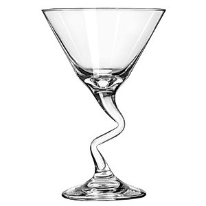 Libbey 9.25-Ounce Clear Stem Martini Glass, Set of 12