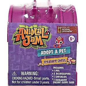 Animal Jam Adopt a Pet Treasure Chest Sealed Mystery Box of 24 Chests Game Code