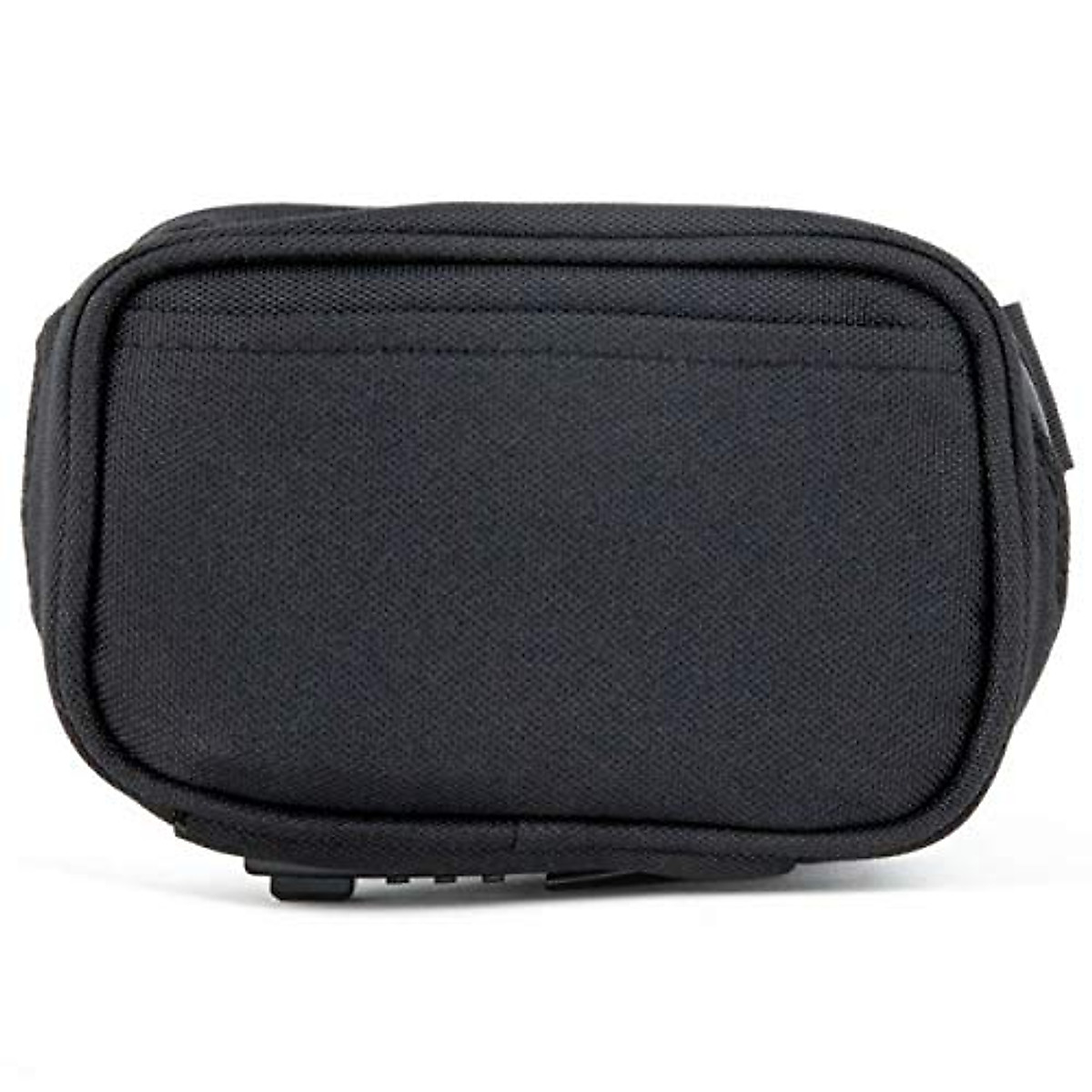 DIME BAGS Omerta Boss with Lock Padded Pouch with Activated Carbon Technology | 3-Digit Combo Lock | Low-Profile, Sleek Design (5 Inch, Black)