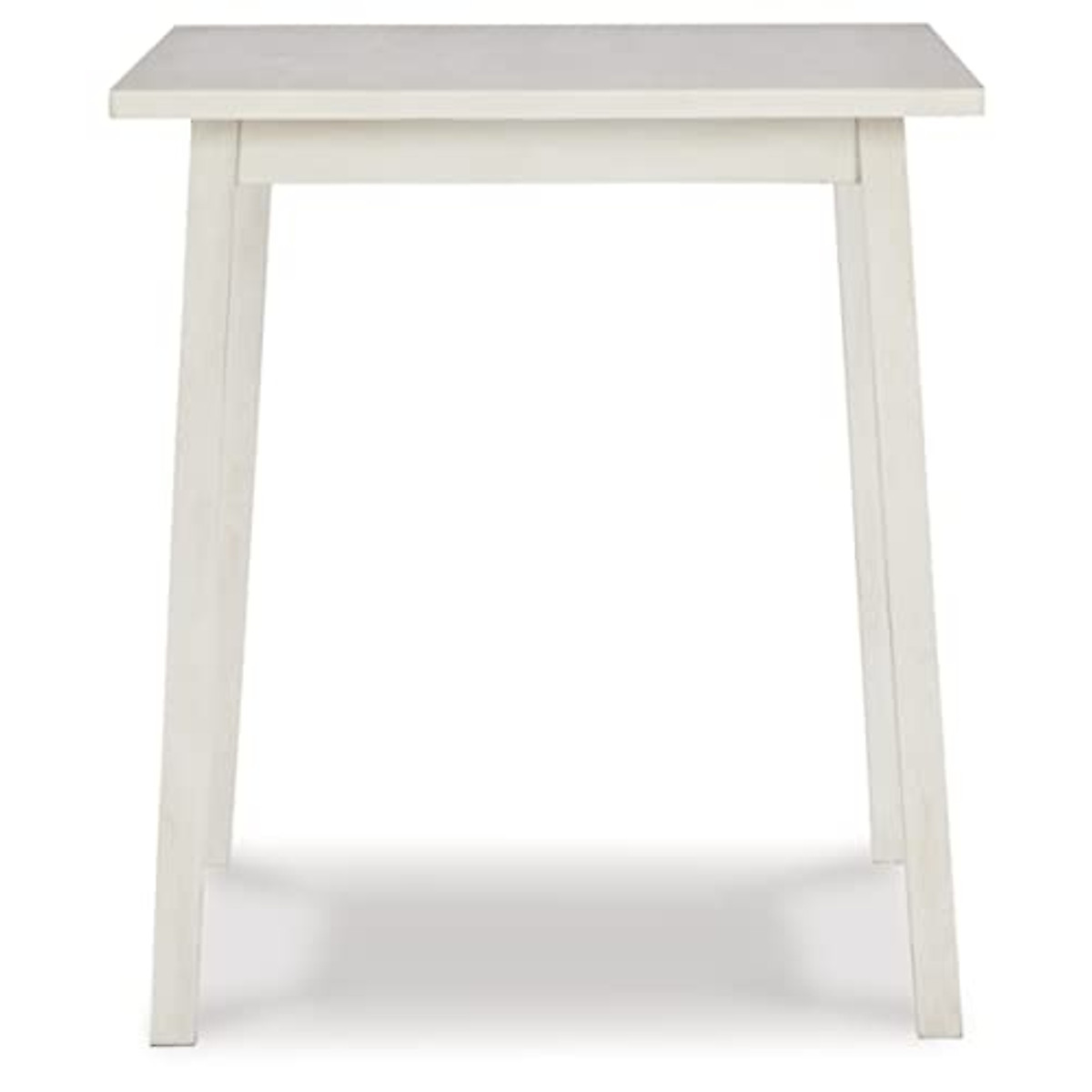 Signature Design by Ashley Stuven Square DRM Counter Table, 32"W x 32"D x 36"H, White