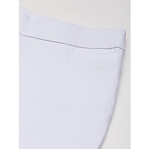 Briggs New York Womens Pull on Capri Pocket Casual Pants, White, 12 US
