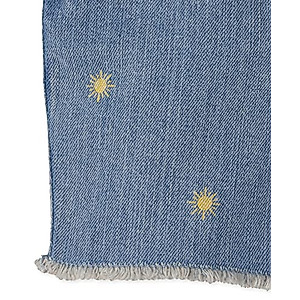 The Children's Place Baby and Toddler Girls Shortalls, Sun Denim, 12-18 Months