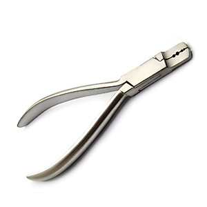 MEDSPO Professional Dental Pliers | Orthodontic Braces Arch Forming Hard Wire TC | Utility Pliers | Dental Wire Bending Cutter Lab New (Lingual Archwire forming Plier)