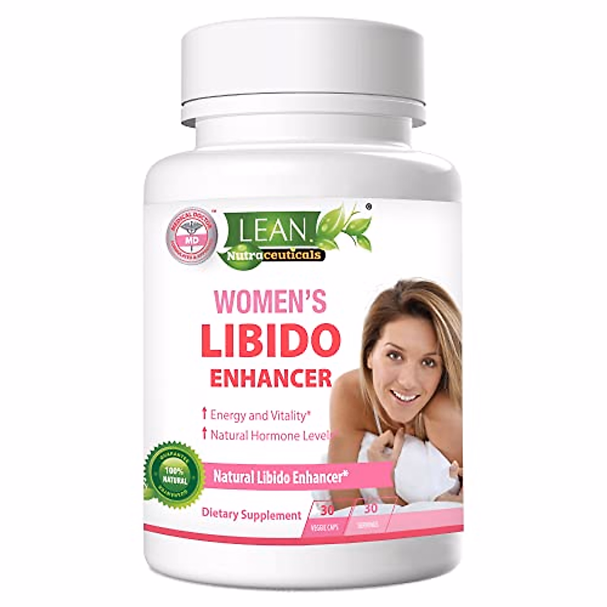 Libido Booster for Women - Natural Female Performance Enhancer, Energy Pills, Hormone Harmony Balance Mood Support Menopause Supplement, Reduce Dryness, Horny Goat Weed, Maca Root, Dhea, 30 Capsules