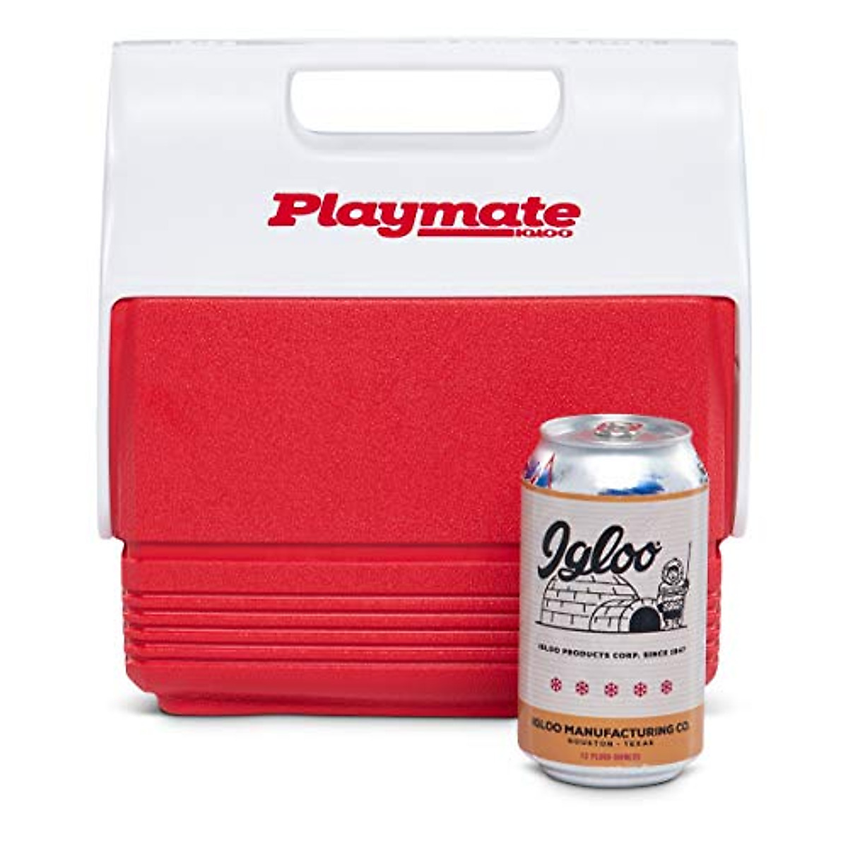 Igloo 4 Qt Playmate Mini Hardsided Lunch Box Cooler, Red