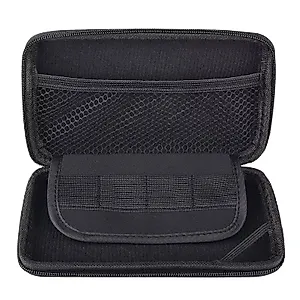 Xspeedonline Black Carry Hard Case Bag Pouch with Hard Case Protects for Nintendo New 3DS XL /3DS LL /3DS XL