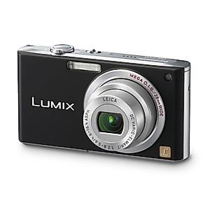 Panasonic Lumix DMC-FX33K 8.1MP Digital Camera with 3.6x Wide Angle MEGA Optical Image Stabilized Zoom (Black)