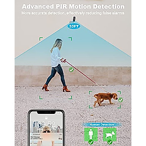 Wireless Cameras for Home Security Outdoor, 2K Color Night Vision Battery Powered WiFi Security Camera Spotlight/Siren Motion Detection 2-Way Talk Waterproof Cloud Storage Outdoor Camera Wireless 2PCS