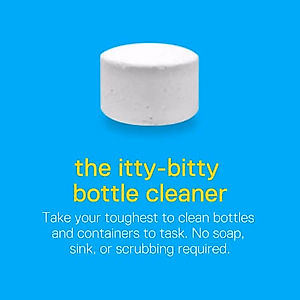 BOTTLE BRIGHT 3 Pack (36 Tablets) - Water Bottle, Container & Hydration Pack Cleaning Tablet & Affresh Dishwasher Cleaner, Helps Remove Limescale and Odor-Causing Residue, 6 Tablets