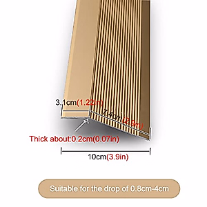 10cm Extra Wide Metal Floor Transition Strip Carpet Edge Strip,Wood Transition Laminate Flooring Strip for Floor Tiles,Carpet,Doors(Color:Black,Size:Length 90cm/35inch)