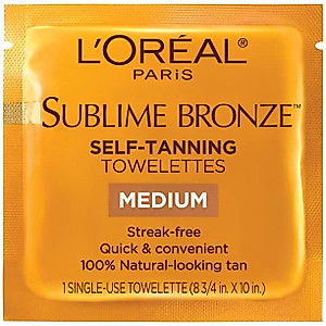 Loreal Paris Sublime Bronze self tanning Towelettes for body (3 Pack)