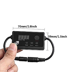 Way2top Fish Tank Aquarium LED Light,Intelligent Timing Dimming System, Modulator Lighting Controller (S2-PRO)