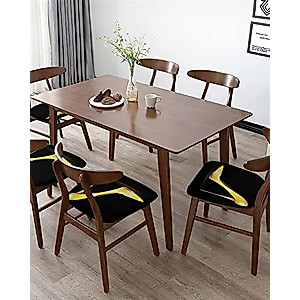 PRINT PICTURE ARTHOME Chair Covers for Dining Room Set of 6, Removable Washable Office Chair Cover, Golden Glitter High Heels Chair Cushion Covers for Bar Stool Kitchen 13.4"-18"