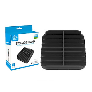 FENGCHUANG Game Disk Storage Rack Storage Rack, Game Bracket Accessories,for PS5 DE/UHD/PS4/XBOX Series of Game Disk Storage Racks,16 Slots,Black