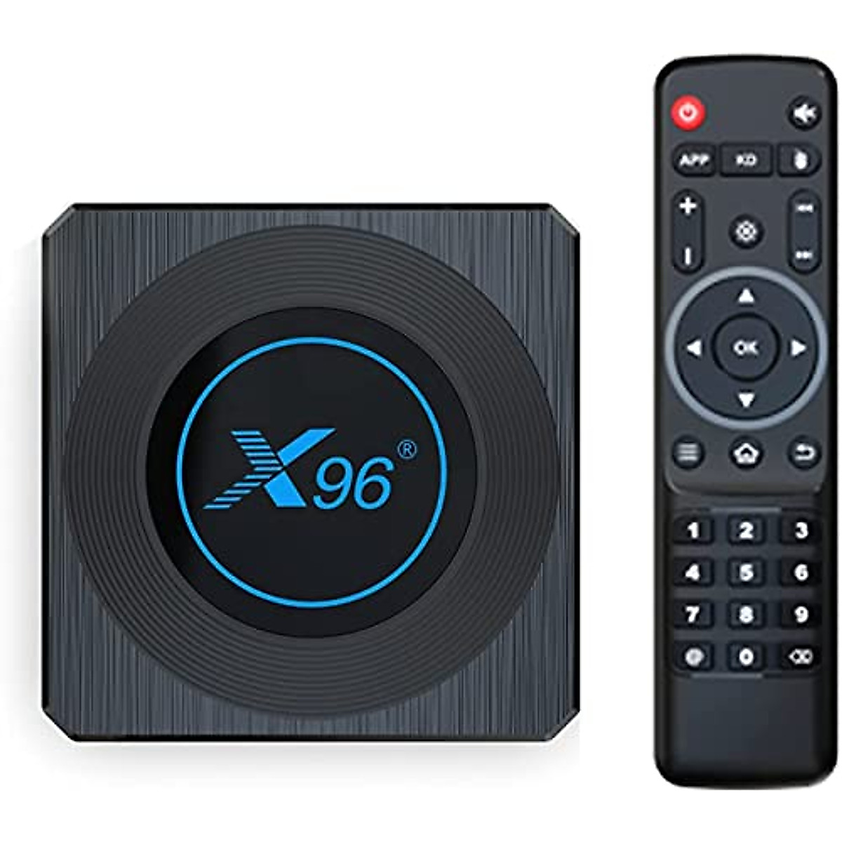 VAPEYS Android TV Box 11.0 S905X4 Quad-Core Smart TV Box Support 2.4Ghz/5Ghz WiFi Bluetooth 4.0, 8K 4K HD Tv Streaming Device,4G+64GB