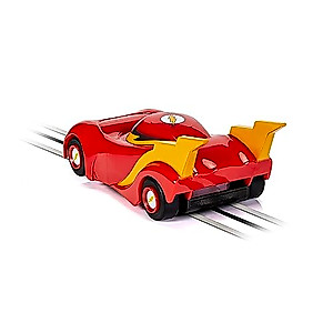 Scalextric Micro My First Justice League The Flash 1:64 Slot Race Car G2169, Red & Yellow