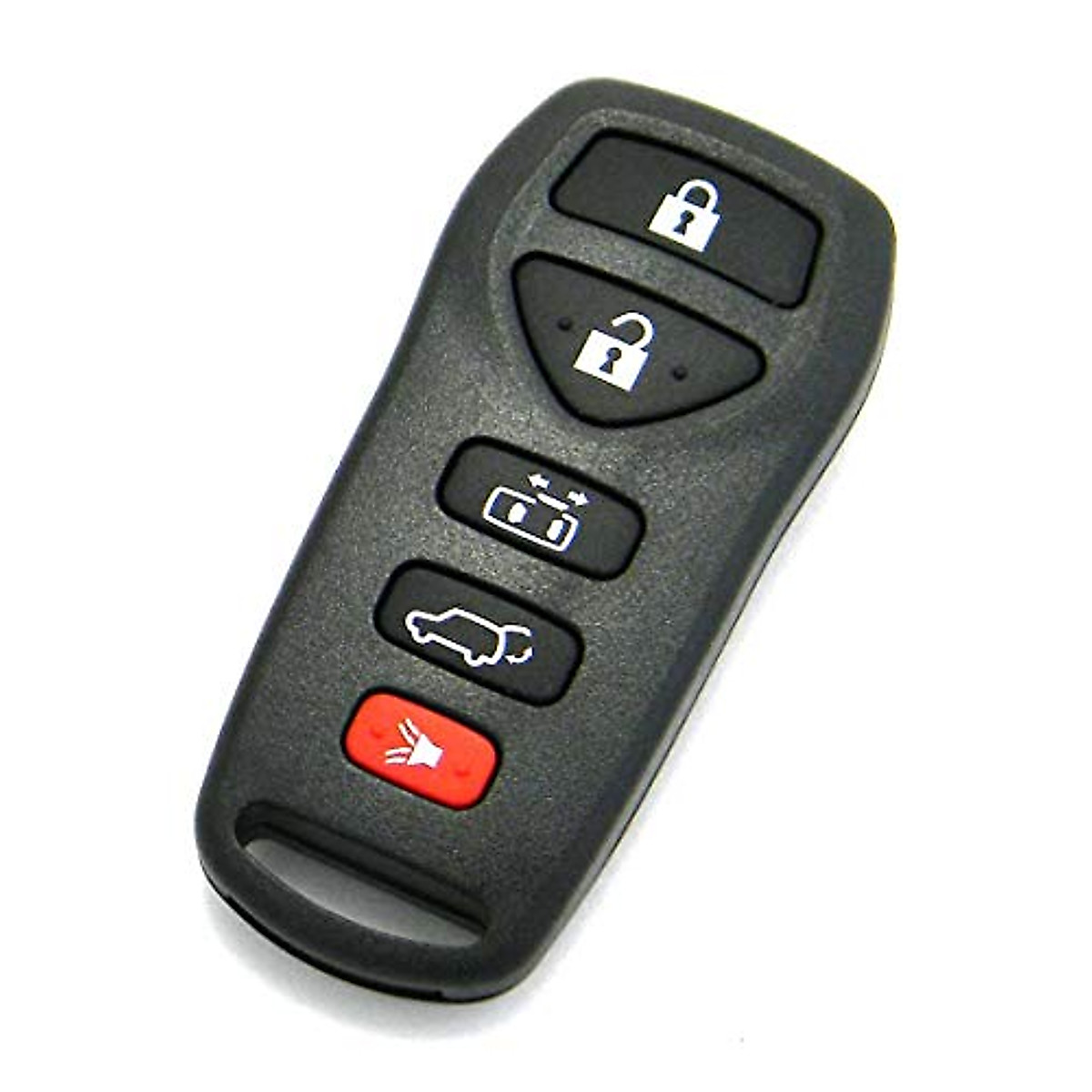 Replacement Case Compatible With 2004-2009 Nissan Quest 6-Button Key Fob Remote (FCC ID: KBRASTU51, P/N: 28268-5Z200)