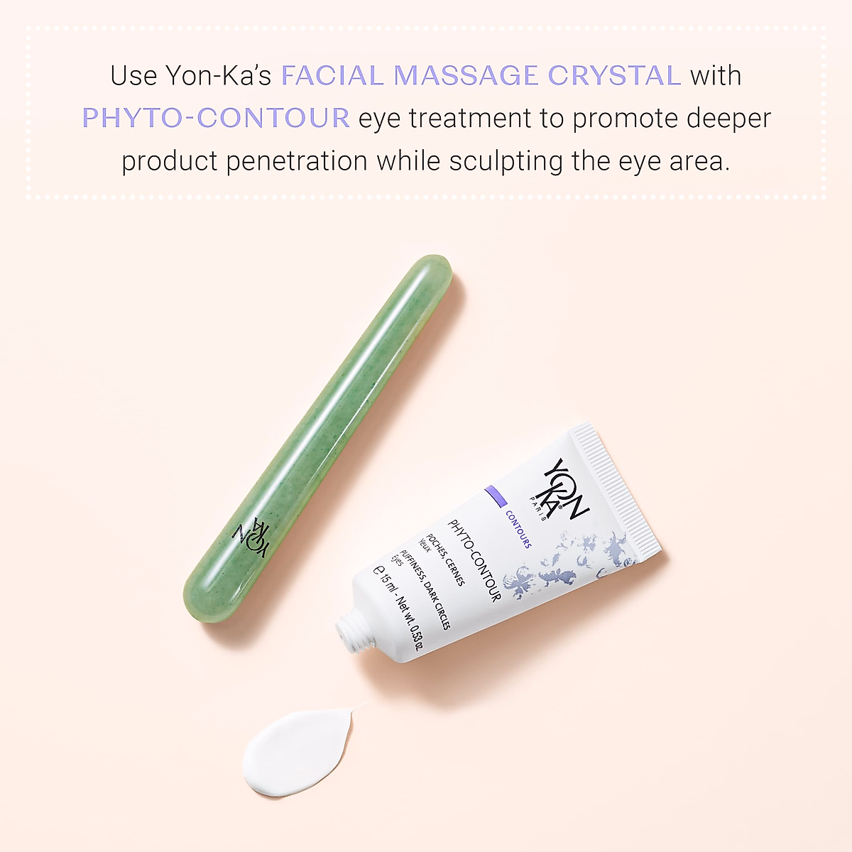 Yon-Ka Phyto-Contour Eye Cream (15 ml) Anti-Aging Under Eye Cream for Dark Circles and Puffiness, Tone and Firm with Vitamin E and Aloe Vera, Paraben-Free