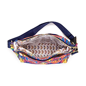 JuJuBe Wonder Woman 1984 Hobobe Bag | Boho Chic Style Diaper Bag, Travel-Friendly Everyday Shoulder Bag with Internal Organization