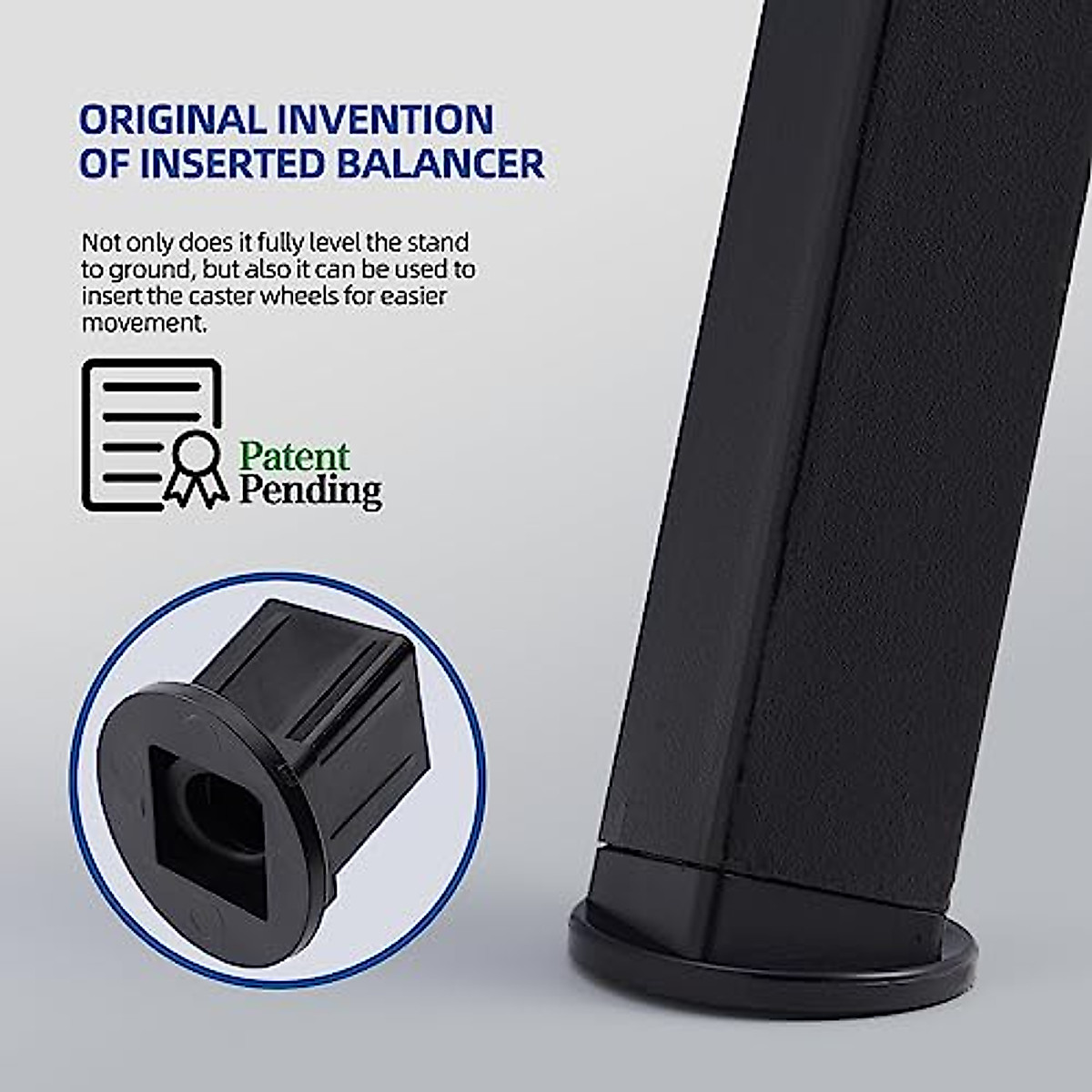 GRILLHOME 3 Inch Caster Wheels for Blackstone Griddle Stand, Griddle Accessories with Brake, 360 Degree Silky Swivel, Set of 4, Fits for Blackstone 22'' or 17'' Table Top Griddle Stand