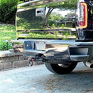 BETOOLL HW9113 2-Inch Shackle Tow Hitch Receiver Compatible with Jeep Wrangler and All Chevy/GMC, Ford, Dodge, Nissan, Toyota Truck 2" Receivers